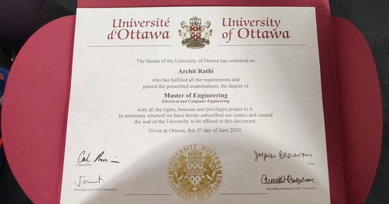 Archit Rathi on LinkedIn: #graduate2020 #uottawa #masters #journey | 25 ... Archit Rathi on LinkedIn: #graduate2020 #uottawa #masters #journey | 25 ...