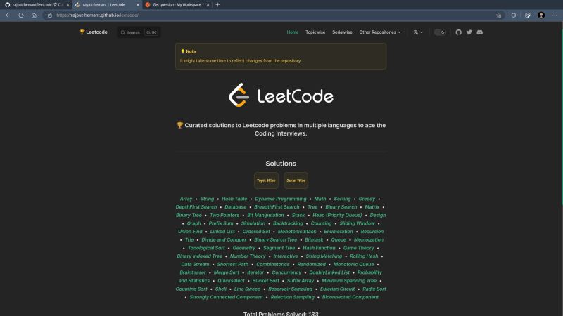 Hemant Rajput on LinkedIn: #leetcode #programming #coding #github # ... Hemant Rajput on LinkedIn: #leetcode #programming #coding #github # ...