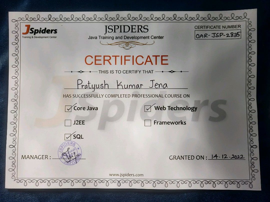Pratyush Kumar Jena on LinkedIn: #java #corejava #html #css #javascript ... Pratyush Kumar Jena on LinkedIn: #java #corejava #html #css #javascript ...