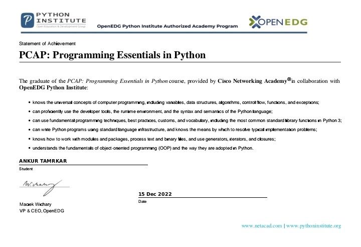 Ankur Tamrakar on LinkedIn: #cisco #cisconetworkingacademy # ... Ankur Tamrakar on LinkedIn: #cisco #cisconetworkingacademy # ...
