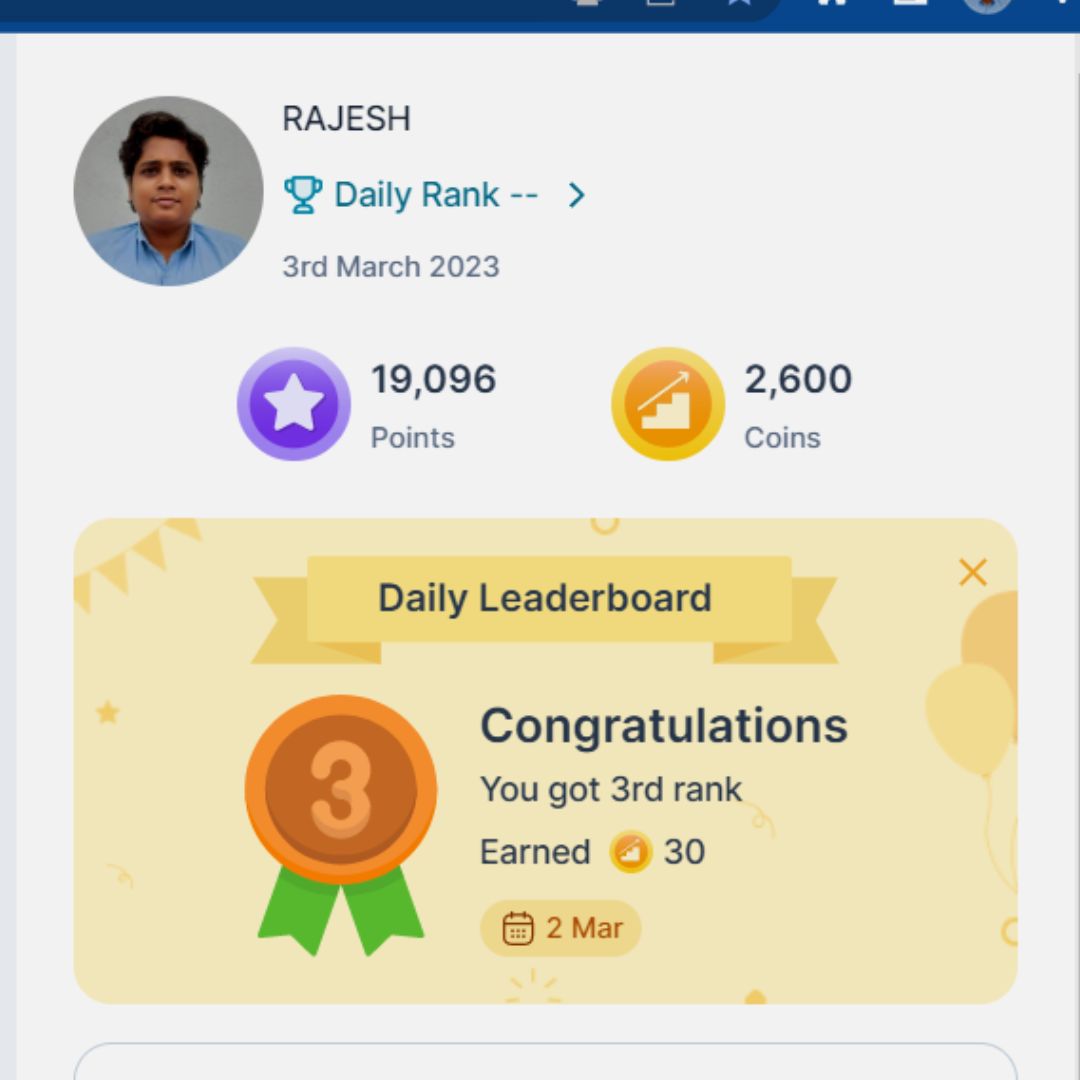 Rajesh Cheruku on LinkedIn: #nxtwave #ccbp Rajesh Cheruku on LinkedIn: #nxtwave #ccbp