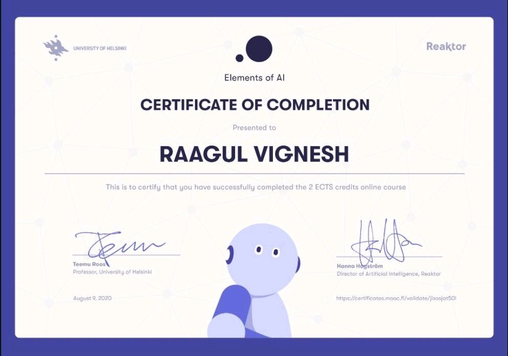 RAAGUL VIGNESH R on LinkedIn: #artificialintelligence # ... RAAGUL VIGNESH R on LinkedIn: #artificialintelligence # ...