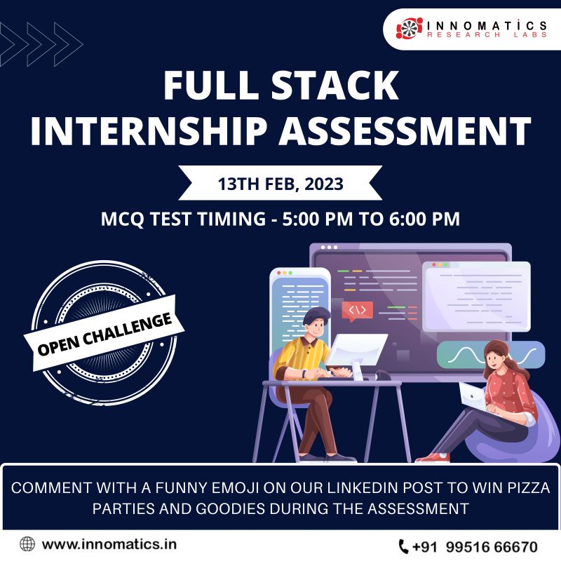 Innomatics Research Labs on LinkedIn: #internship #fullstack #frontend ... Innomatics Research Labs on LinkedIn: #internship #fullstack #frontend ...
