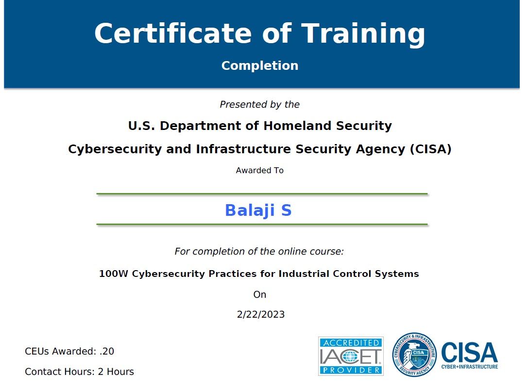 Balaji Selvaraj on LinkedIn: #cybersecurity #learninganddevelopment Balaji Selvaraj on LinkedIn: #cybersecurity #learninganddevelopment