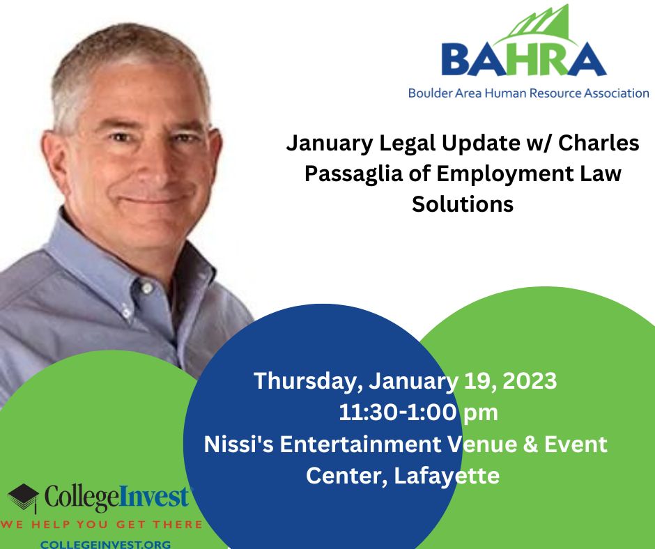Boulder Area HR Association (BAHRA) on LinkedIn: One more week before ... Boulder Area HR Association (BAHRA) on LinkedIn: One more week before ...