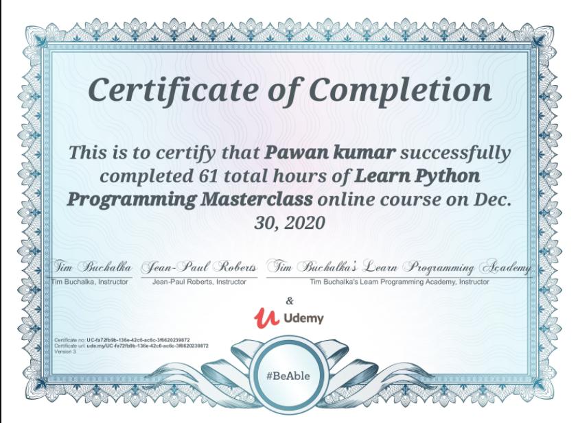 Pawan Kumar,PMP® on LinkedIn: #pythonprogramming Pawan Kumar,PMP® on LinkedIn: #pythonprogramming