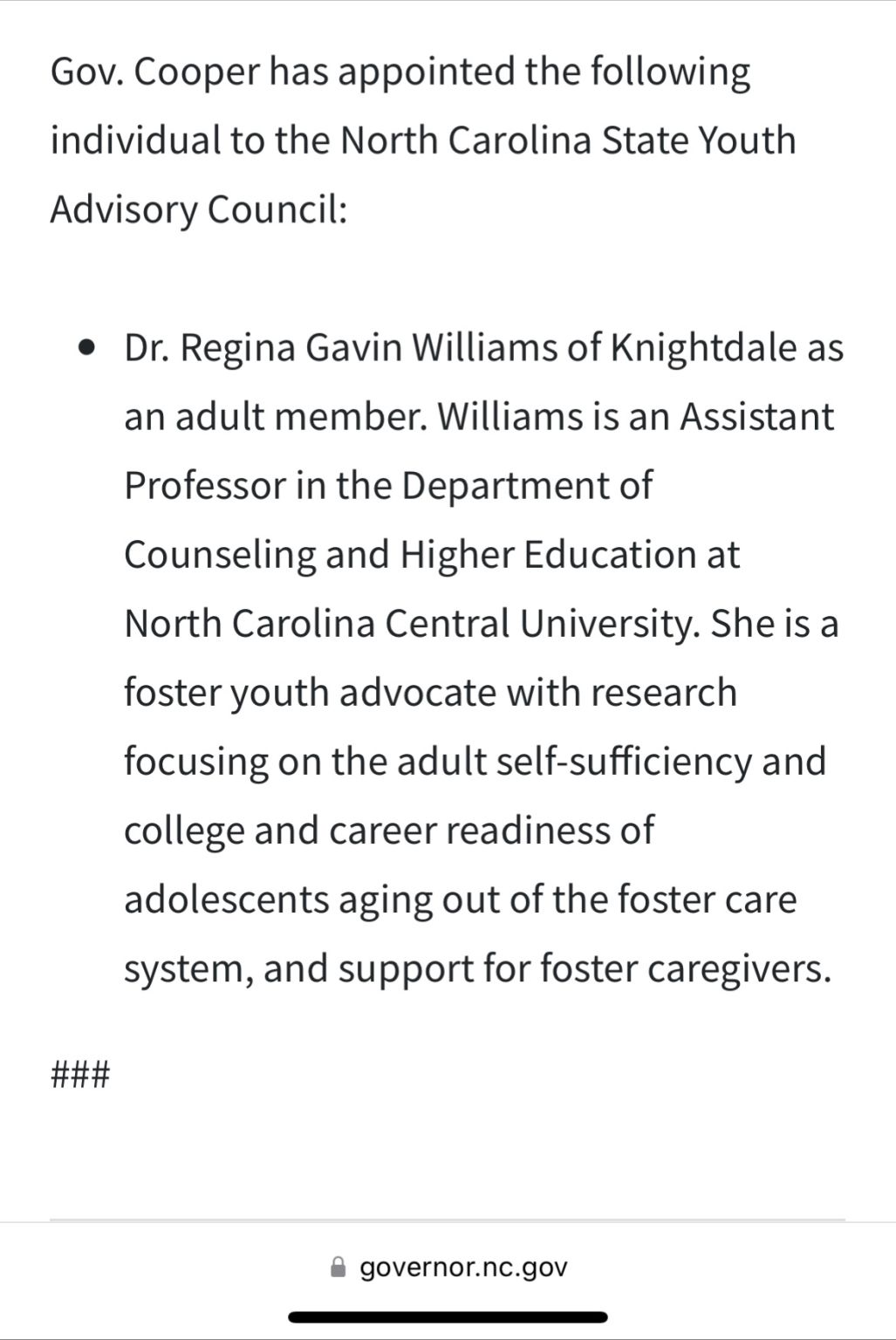 Regina Gavin Williams, Ph.D., NCC, LCMHC, QS on LinkedIn: 2022 has been ... Regina Gavin Williams, Ph.D., NCC, LCMHC, QS on LinkedIn: 2022 has been ...