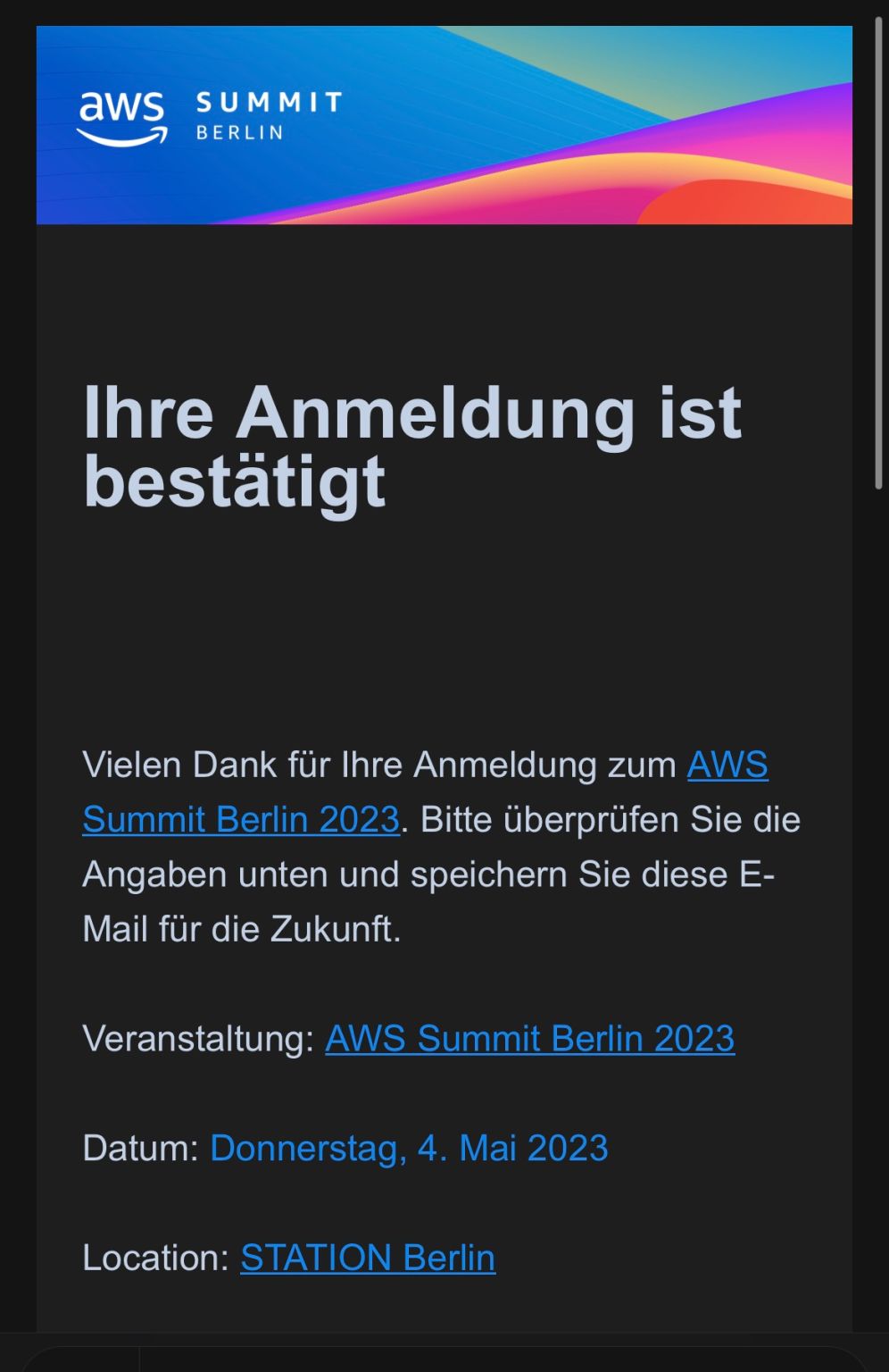 Junghwa Park on LinkedIn: #aws #summit #berlin #awscommunitybuilder # ... Junghwa Park on LinkedIn: #aws #summit #berlin #awscommunitybuilder # ...