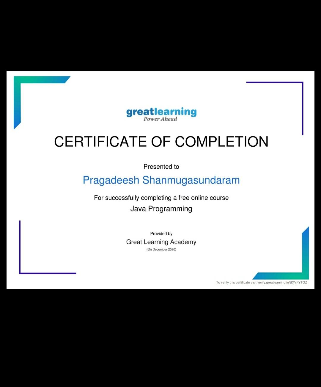 Pragadeesh S on LinkedIn: #thanks Pragadeesh S on LinkedIn: #thanks