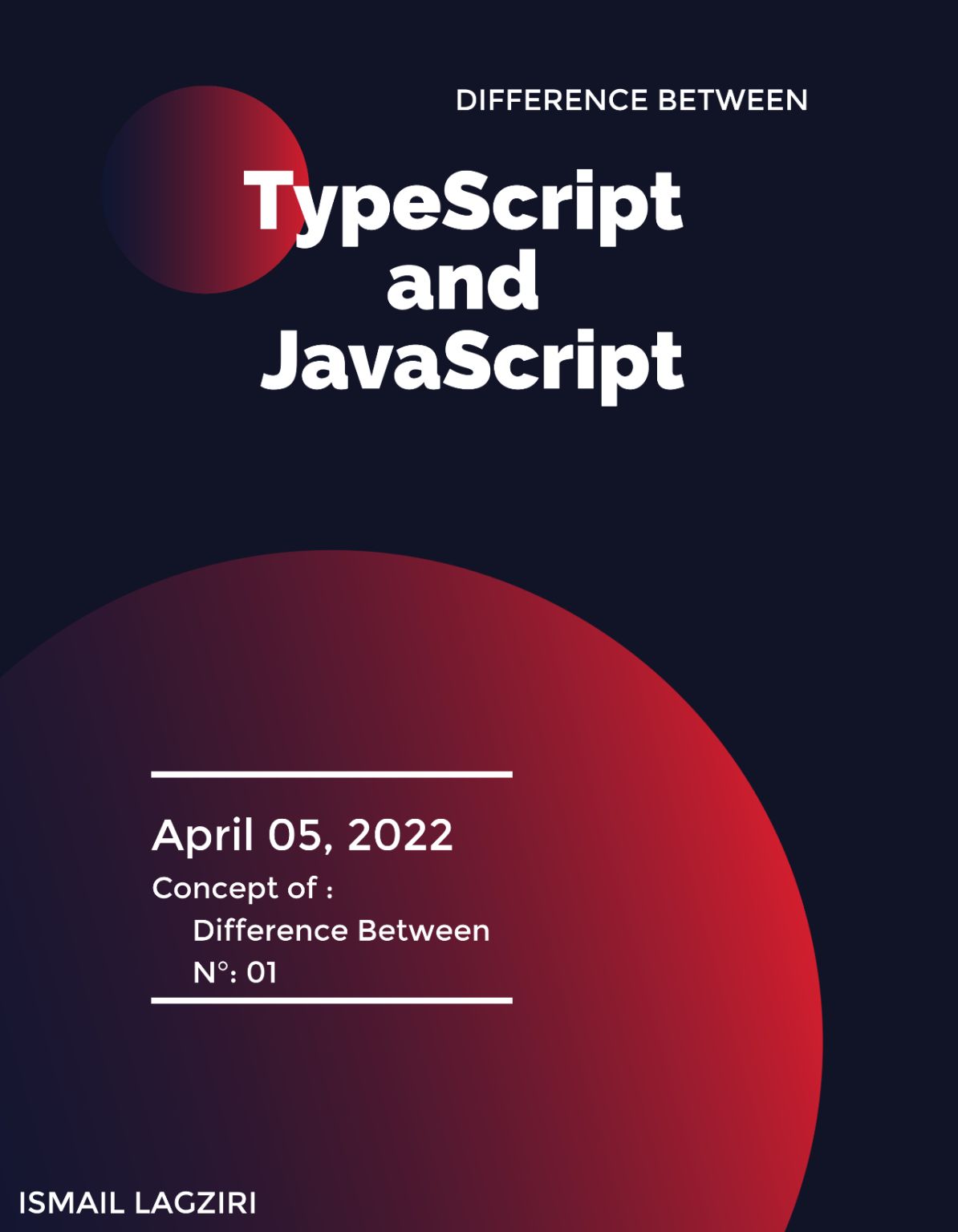 Ismail Lagziri on LinkedIn: #differences_between #javascript #typescript Ismail Lagziri on LinkedIn: #differences_between #javascript #typescript