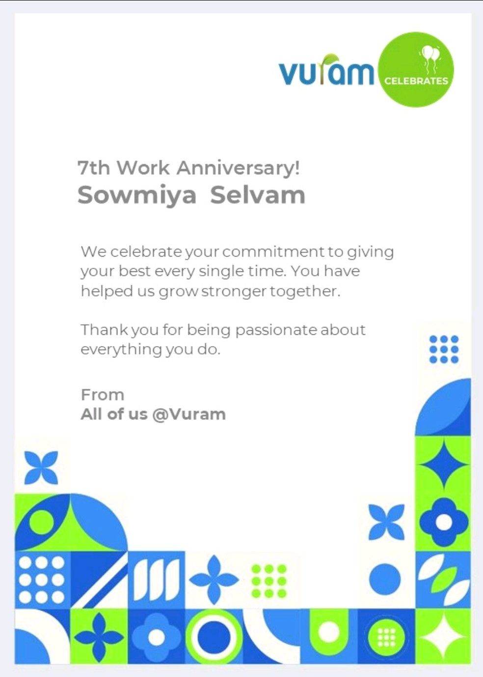 Sowmiya Selvam on LinkedIn: #thankyou #grateful #work #inspiration # ... Sowmiya Selvam on LinkedIn: #thankyou #grateful #work #inspiration # ...