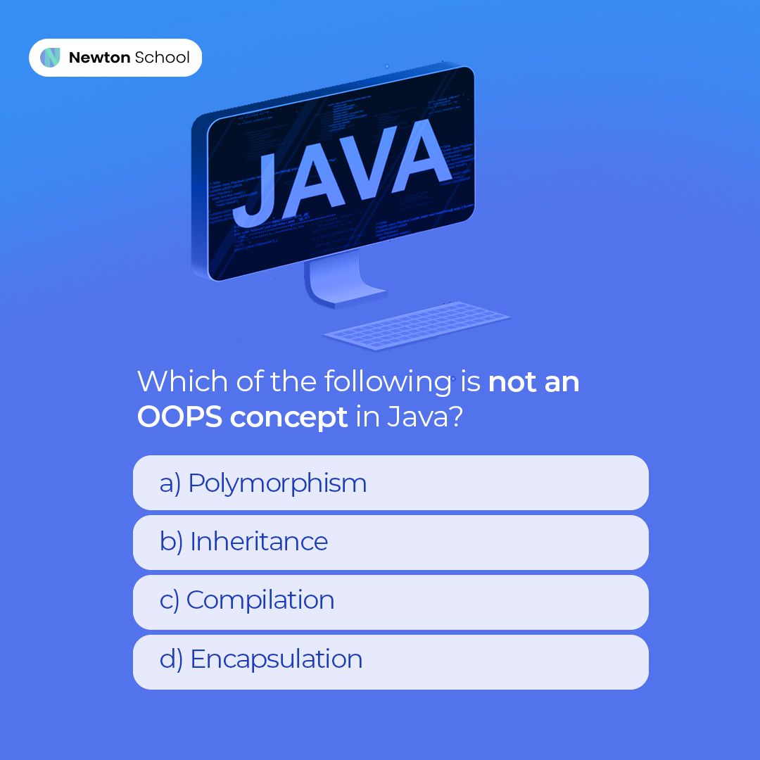 Newton School on LinkedIn: #newtonschool #techquiz #codingquiz | 43 ... Newton School on LinkedIn: #newtonschool #techquiz #codingquiz | 43 ...