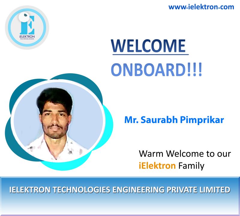 IELEKTRON TECHNOLOGIES PVT. LTD. on LinkedIn: #welcomeonboard # ... IELEKTRON TECHNOLOGIES PVT. LTD. on LinkedIn: #welcomeonboard # ...