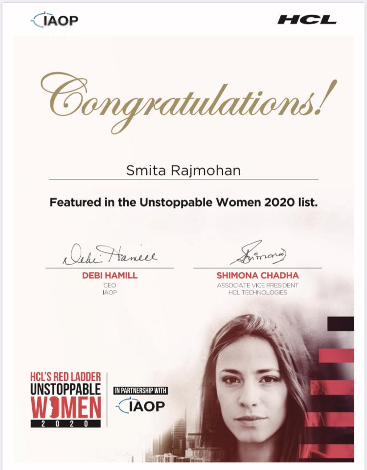 Smita Rajmohan on LinkedIn: So grateful and honored to be featured in ... Smita Rajmohan on LinkedIn: So grateful and honored to be featured in ...