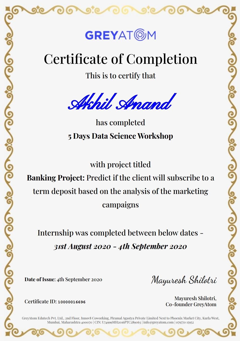 Akhil Anand on LinkedIn: #data_science Akhil Anand on LinkedIn: #data_science