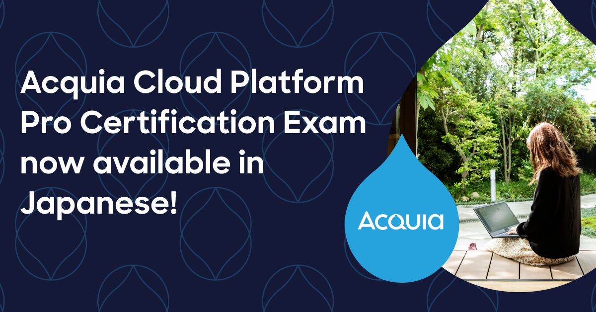 Acquia on LinkedIn: Our Acquia Cloud Platform Pro certification Exam is ... Acquia on LinkedIn: Our Acquia Cloud Platform Pro certification Exam is ...