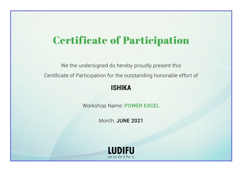 Ishika Rajput on LinkedIn: #excel #workshop #learning Ishika Rajput on LinkedIn: #excel #workshop #learning