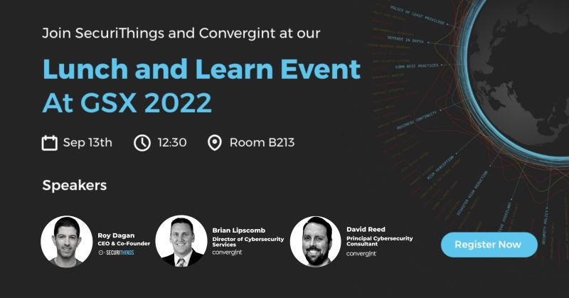 Brad Norris on LinkedIn: #gsx2022 #iotops #physicalsecurity Brad Norris on LinkedIn: #gsx2022 #iotops #physicalsecurity