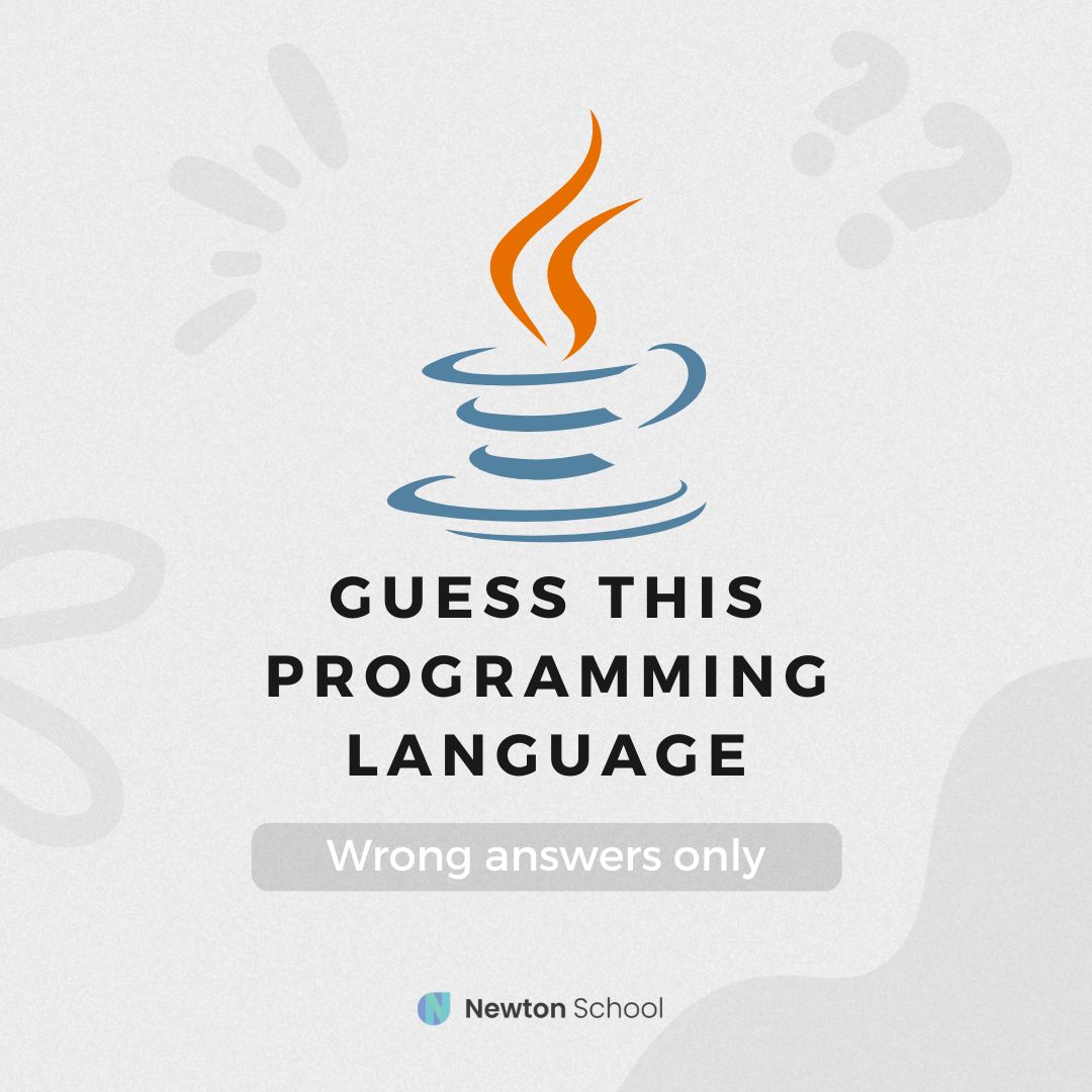 Newton School on LinkedIn: #newtonschool #programminglanguage | 42 comments Newton School on LinkedIn: #newtonschool #programminglanguage | 42 comments