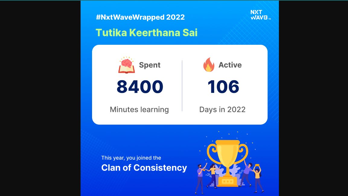 Keerthana Sai Tutika on LinkedIn: Progress 😊 Keerthana Sai Tutika on LinkedIn: Progress 😊