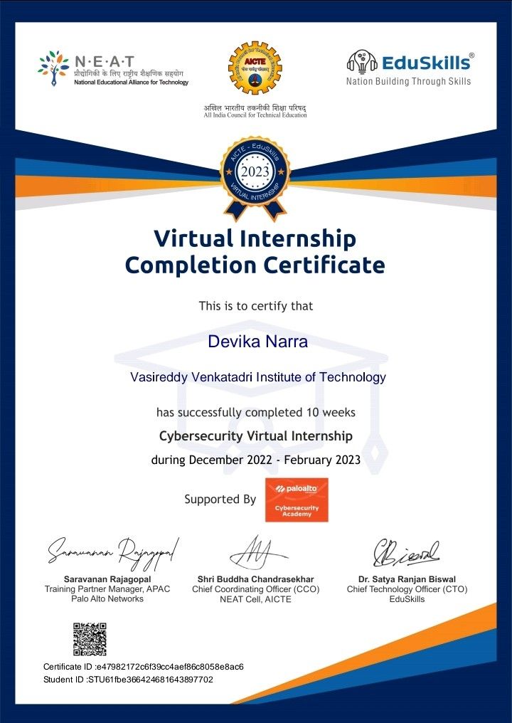 Devika Narra on LinkedIn: #cybersecurity Devika Narra on LinkedIn: #cybersecurity