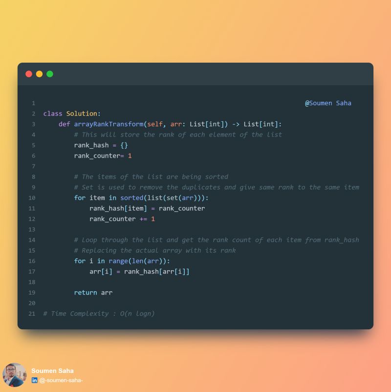 Soumen Saha على LinkedIn: #python #leetcode #dsa #learnwidsoumen #share ... Soumen Saha على LinkedIn: #python #leetcode #dsa #learnwidsoumen #share ...