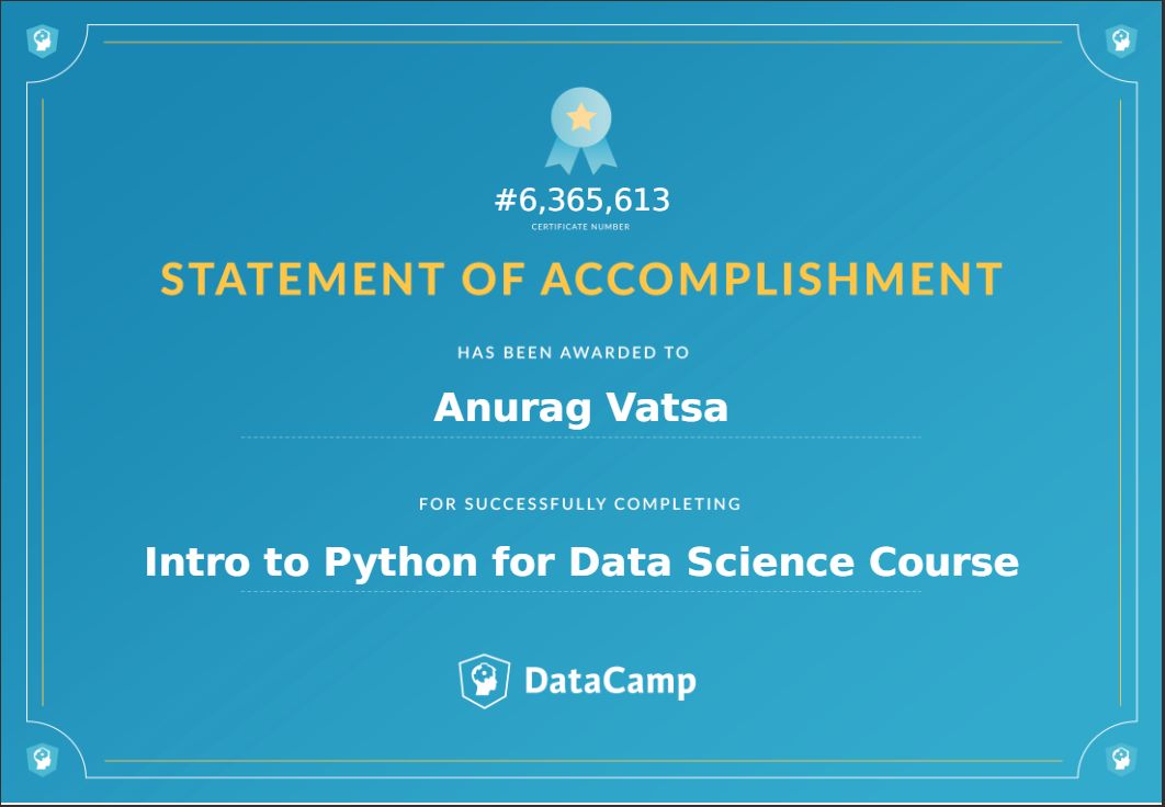 Anurag Vatsa on LinkedIn: #pythonlearning Anurag Vatsa on LinkedIn: #pythonlearning