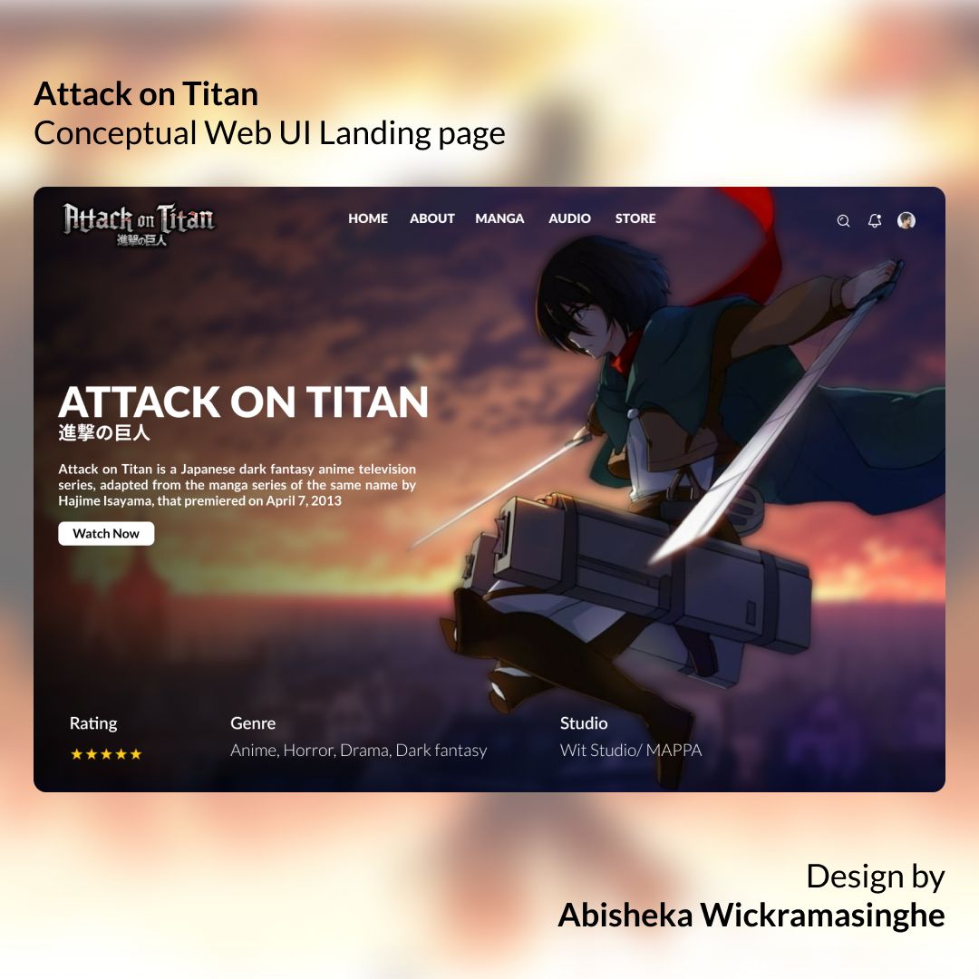Abisheka Wickramasinghe on LinkedIn: #figma #uiuxdesign #aot Abisheka Wickramasinghe on LinkedIn: #figma #uiuxdesign #aot
