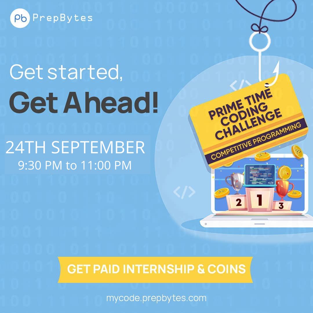 Neha Tomar on LinkedIn: #competitiveprogramming #prepbytes Neha Tomar on LinkedIn: #competitiveprogramming #prepbytes