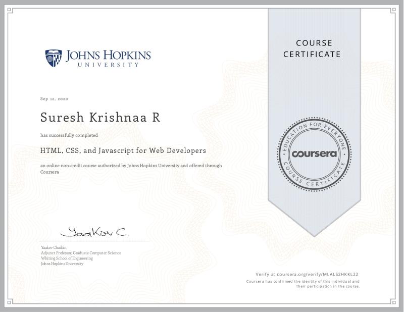 Suresh Krishnaa R on LinkedIn: #javascript #html #webdevelopment #css # ... Suresh Krishnaa R on LinkedIn: #javascript #html #webdevelopment #css # ...
