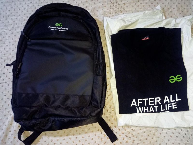 Abhishek Barkade on LinkedIn: #swagbag #potd #gfg #gfgswags # ... Abhishek Barkade on LinkedIn: #swagbag #potd #gfg #gfgswags # ...