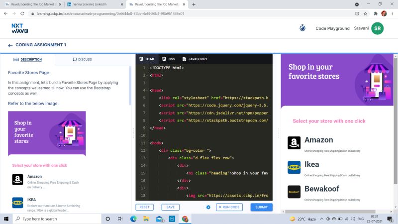 Yennu Sravani on LinkedIn: #30daysofcode #html #css #day9 Yennu Sravani on LinkedIn: #30daysofcode #html #css #day9