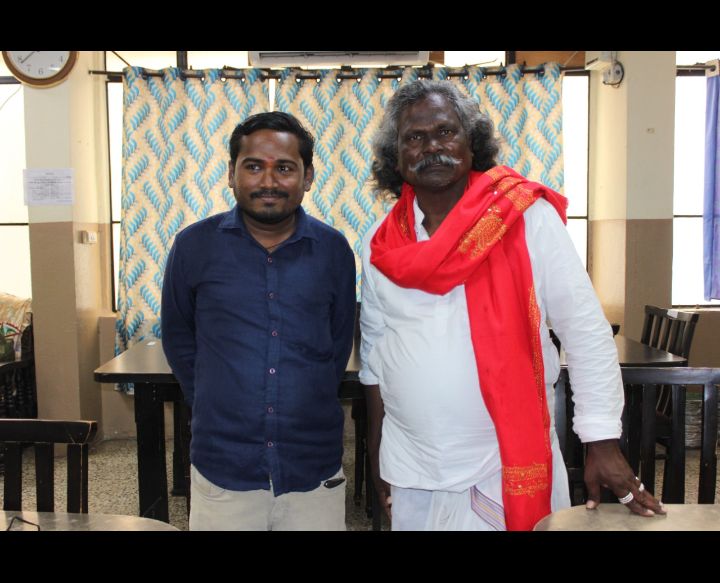 With padmasri kinnera mogulaiah gaaru | Yerramalla Santosh Kumar With padmasri kinnera mogulaiah gaaru | Yerramalla Santosh Kumar