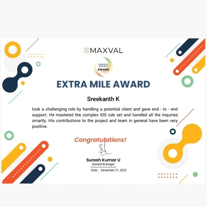 Sreekanth K on LinkedIn: MaxVal Group, Inc. 😇 Sreekanth K on LinkedIn: MaxVal Group, Inc. 😇