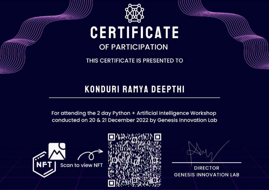 Ramya Deepthi Konduri on LinkedIn: #pythonprogramming # ... Ramya Deepthi Konduri on LinkedIn: #pythonprogramming # ...