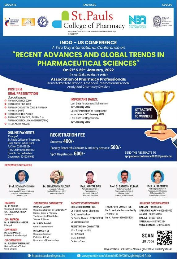 Haritha Sunil on LinkedIn: #indousconference #stpaulscollegeofpharmacy ... Haritha Sunil on LinkedIn: #indousconference #stpaulscollegeofpharmacy ...