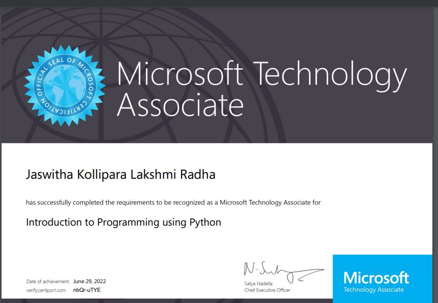 Jaswitha Kollipara on LinkedIn: #pythonprogramming Jaswitha Kollipara on LinkedIn: #pythonprogramming