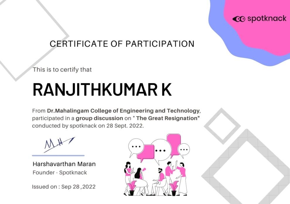Ranjith Kumar on LinkedIn: #connections #groupdiscussion #spokenenglish ... Ranjith Kumar on LinkedIn: #connections #groupdiscussion #spokenenglish ...