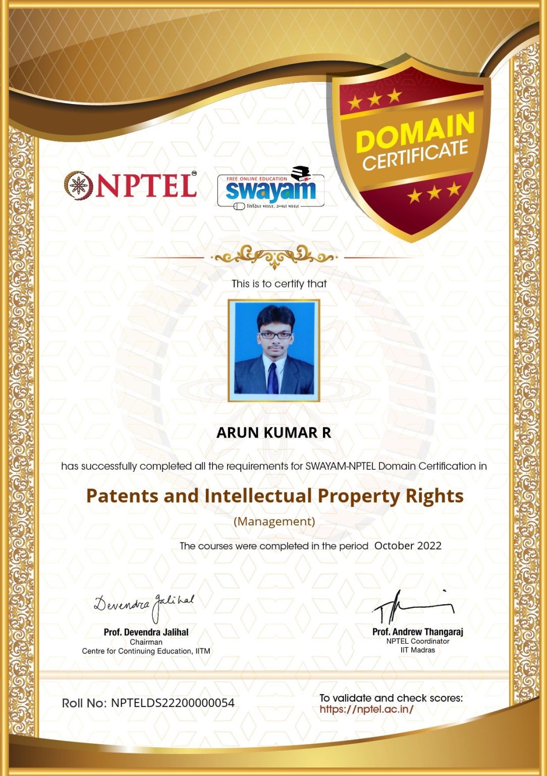 R.Arun Kumar M.E (AMIE) on LinkedIn: #nptel #ipr #patents # ... R.Arun Kumar M.E (AMIE) on LinkedIn: #nptel #ipr #patents # ...