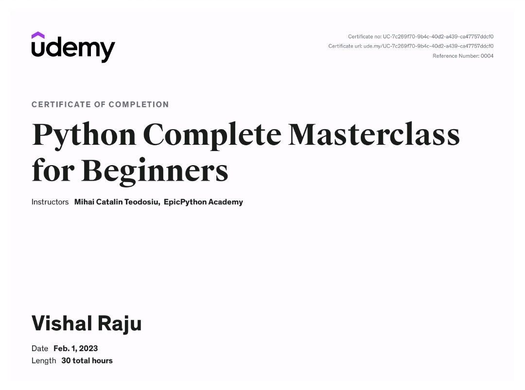 Vishal Raju on LinkedIn: #udemy Vishal Raju on LinkedIn: #udemy