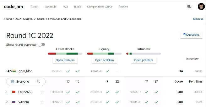 Gopi Kumar Singh on LinkedIn: #competitiveprogramming #google | 28 comments Gopi Kumar Singh on LinkedIn: #competitiveprogramming #google | 28 comments