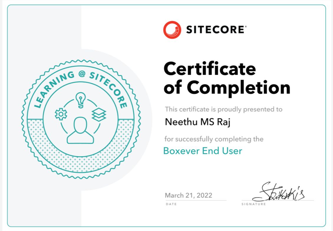 Neethu Siva on LinkedIn: #boxeverenduser #cdp #sitecore #personalisation Neethu Siva on LinkedIn: #boxeverenduser #cdp #sitecore #personalisation