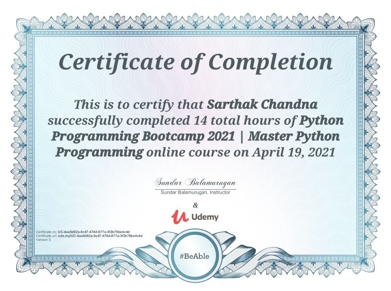 Sarthak Chandna on LinkedIn: #python #coding #developer Sarthak Chandna on LinkedIn: #python #coding #developer