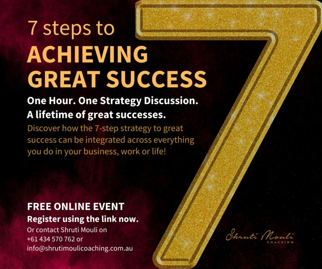 Shruti Mouli Coaching posted on LinkedIn Shruti Mouli Coaching posted on LinkedIn