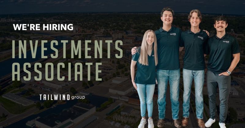 Tailwind Group is searching for an Investments Associate to join our ... Tailwind Group is searching for an Investments Associate to join our ...