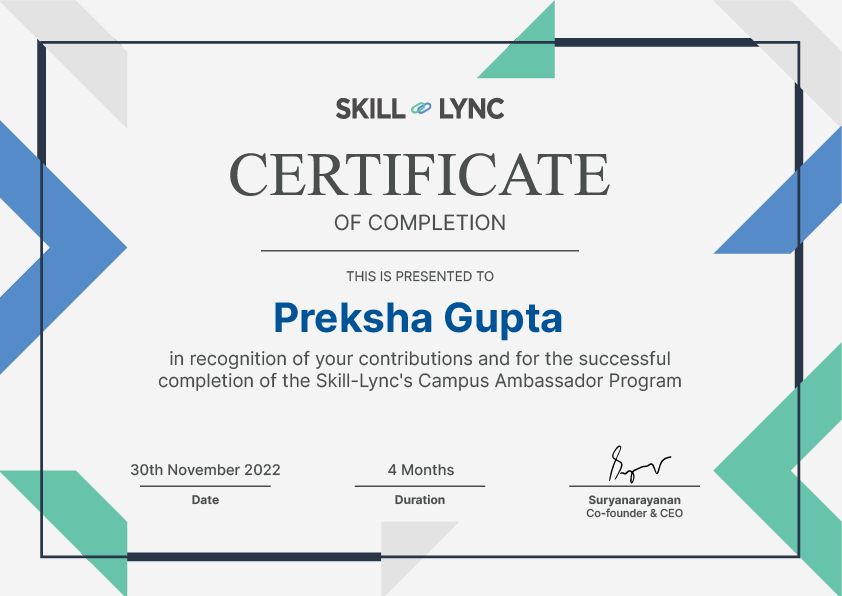 #opportunities | Preksha Gupta #opportunities | Preksha Gupta