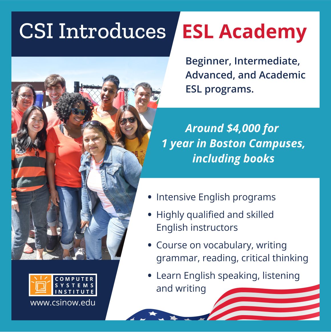 ESL Academy is accredited by the Commission on English Language Program ... ESL Academy is accredited by the Commission on English Language Program ...