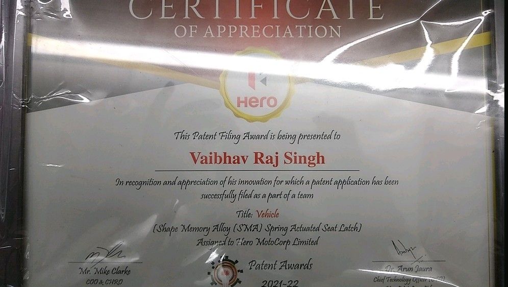 Vaibhav Raj Singh on LinkedIn: #heromotocorp | 10 comments Vaibhav Raj Singh on LinkedIn: #heromotocorp | 10 comments