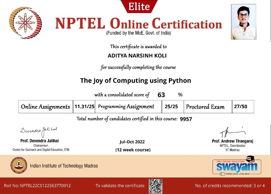 Aditya Koli on LinkedIn: #pythonprogramming #python #iit #iitropar # ... Aditya Koli on LinkedIn: #pythonprogramming #python #iit #iitropar # ...