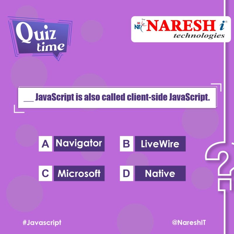 Naresh i Technologies on LinkedIn: #javascript #html #css # ... Naresh i Technologies on LinkedIn: #javascript #html #css # ...